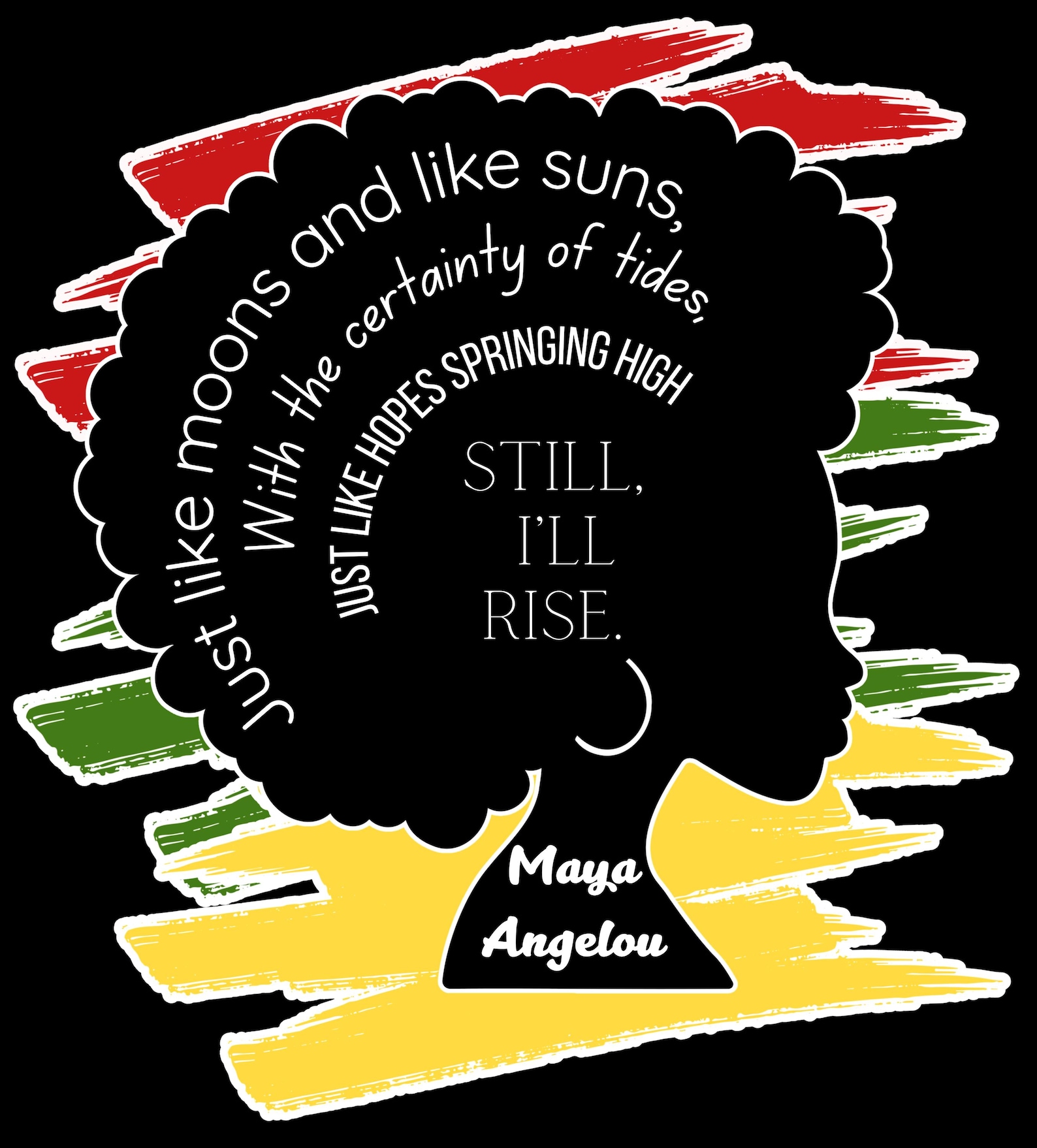 Juneteenth Png, Maya Angelou Png, Still I Rise Png, Bundle of 5 Png ...