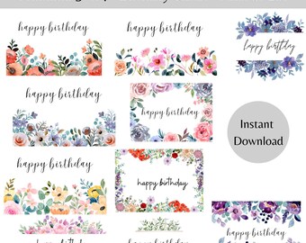 Birthday Card Instant Download Printable - Etsy