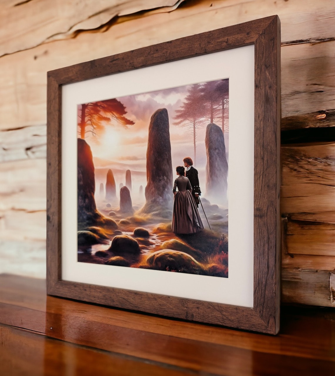 Outlander Craigh Na Dun Framed Art Print: Scottish Highlands Decor - Etsy