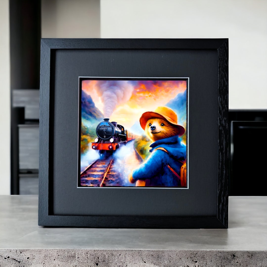 Paddington Bear Wall Art Print, Gift, Room Decor the Jacobite Print - Etsy