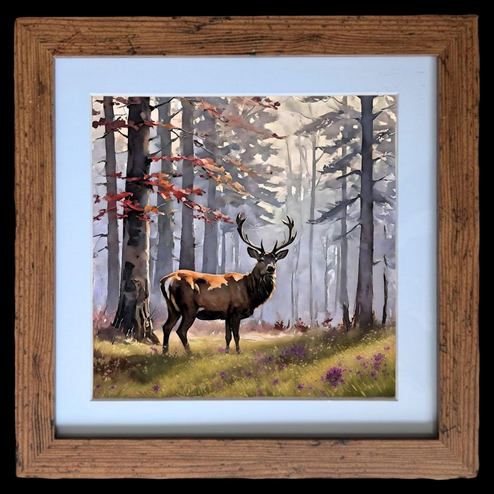Stag Framed Print, Scottish Wall Art - "the Laird" - Scottish Highlands ...
