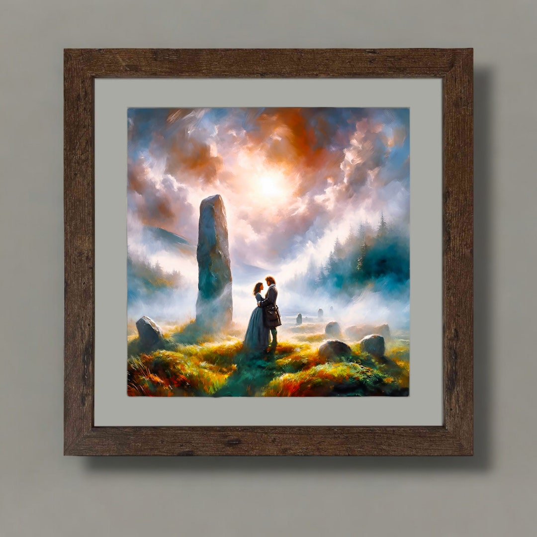 Print Only - Outlander Wall Art Print - Return to Craigh Na Dun ...
