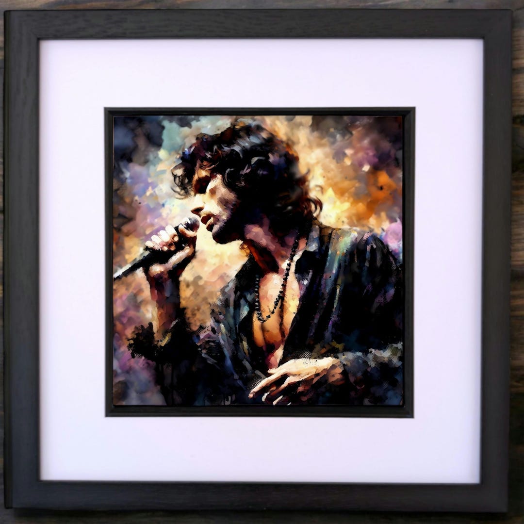Jim Morrison - Framed Wall Art, Home Decor, Print - Scottish Highlands ...