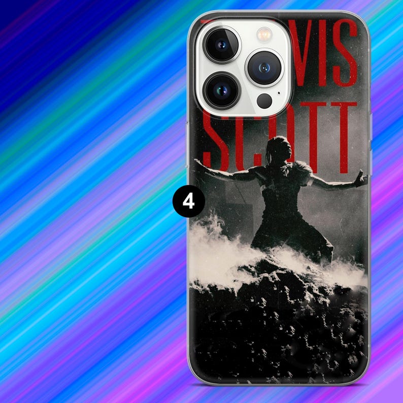 Travis Scott Rapper Aesthetic Artist Phone Case for iPhone 16,15,14, 13 ...