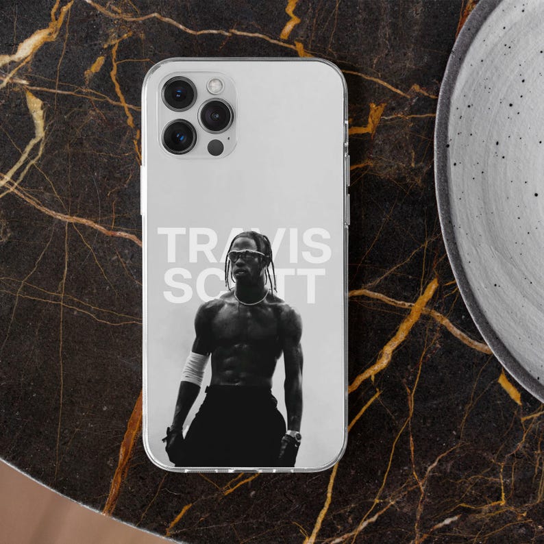 Travis Scott Rapper Aesthetic Artist Phone Case for iPhone 16,15,14, 13 ...