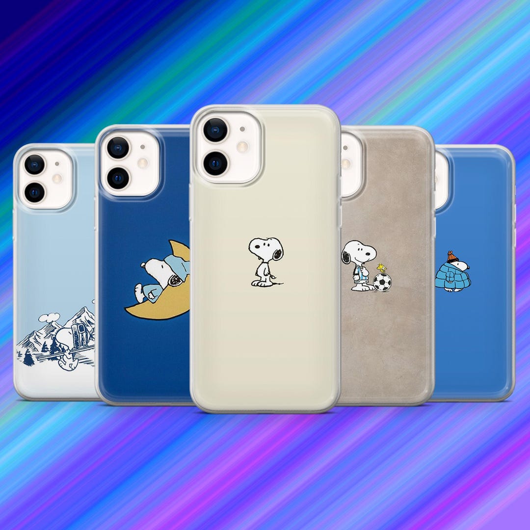 Snoopy Winter Snoop Peanut Phone Case Cover for iPhone 16,15,14, 13, 12 ...