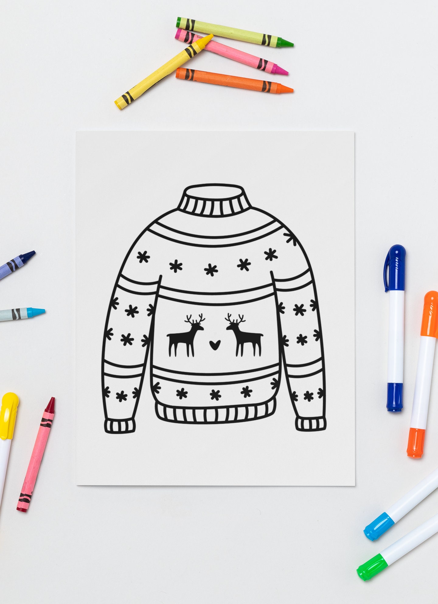 Christmas Coloring Pages for Kids Christmas Party Games Kids Coloring ...