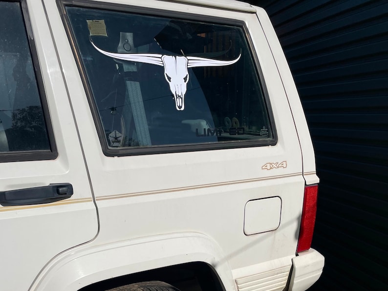 Longhorn Bull Vinyl Car Windscreen Window Sticker Decal - Etsy