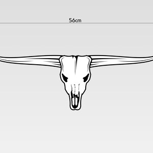 Longhorn Bull Vinyl Car Windscreen Window Sticker Decal - Etsy