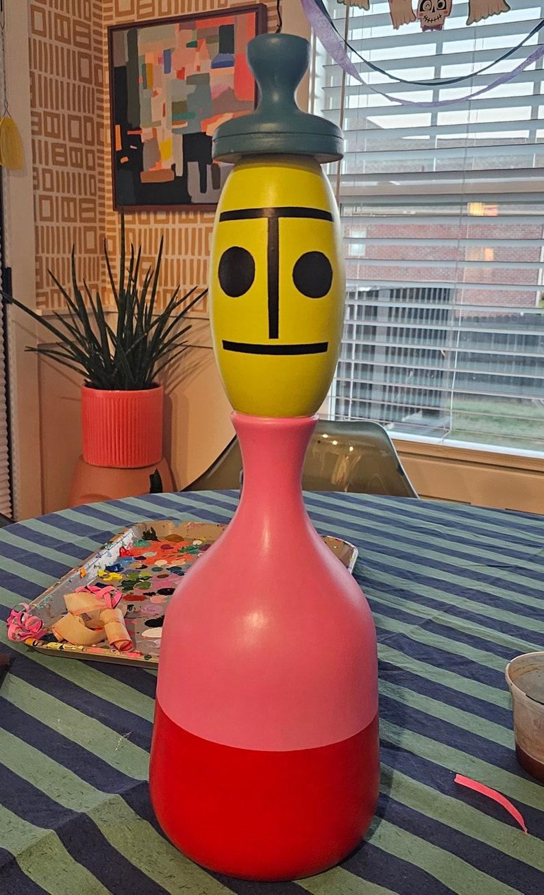 Stu Large Wood Doll Sculpture - Etsy