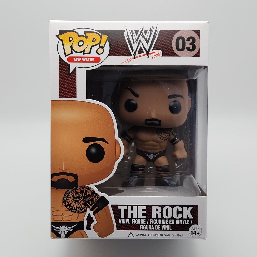 Funko Pop WWE the Rock - Etsy