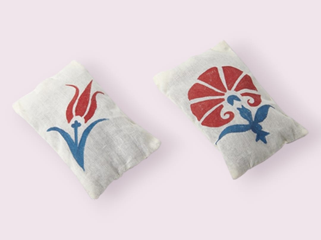 Carnation & Tulip Hand-painted Lavender Sachet Set - Etsy