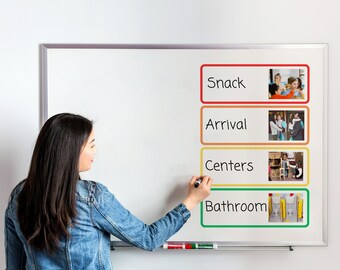 Visual Homeschool Schedule Cards Homeschooling Subjects Daily Routine ...