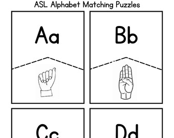 ASL Alphabet Educational Puzzle - Etsy UK