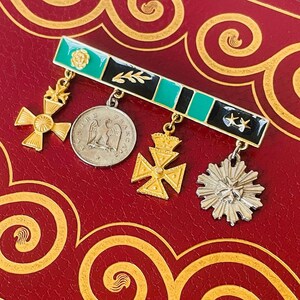 Vintage Butler & Wilson 1984 Young Olympian Medal Brooch Enamel and ...