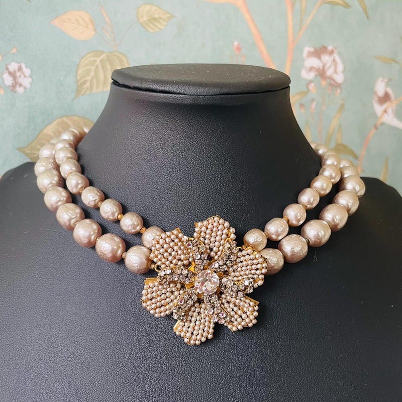Miriam Haskell Necklace - Etsy