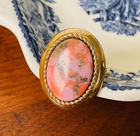 Vintage 1974 Sarah Coventry Coraline Ring | Adjustabl… - Gem