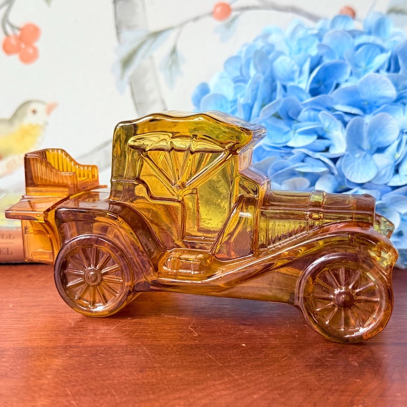 Vintage Avon Packard Roadster Cologne Bottle: 1970s Amber Glass Car ...