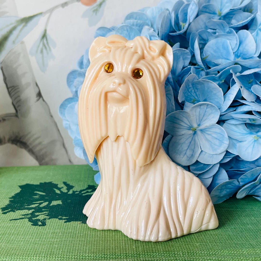 Avon Yorkshire Terrier Bottle | 1970s Sweet Honesty Perfume | Dog ...