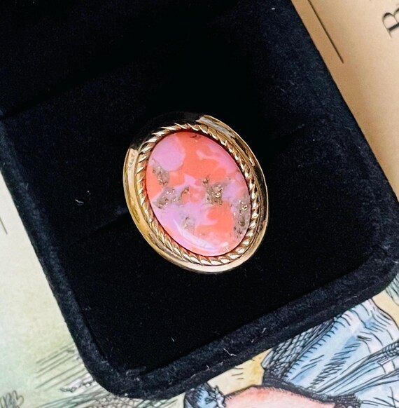 Vintage 1974 Sarah Coventry Coraline Ring | Adjustabl… - Gem