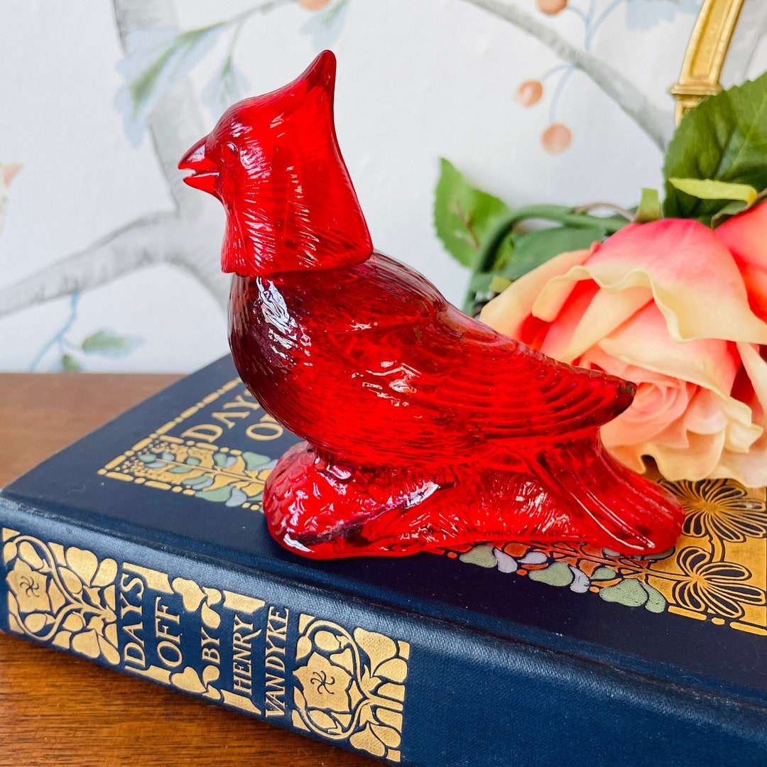 Vintage Avon Red Cardinal Charisma Cologne Decanter Perfume Bottle ...
