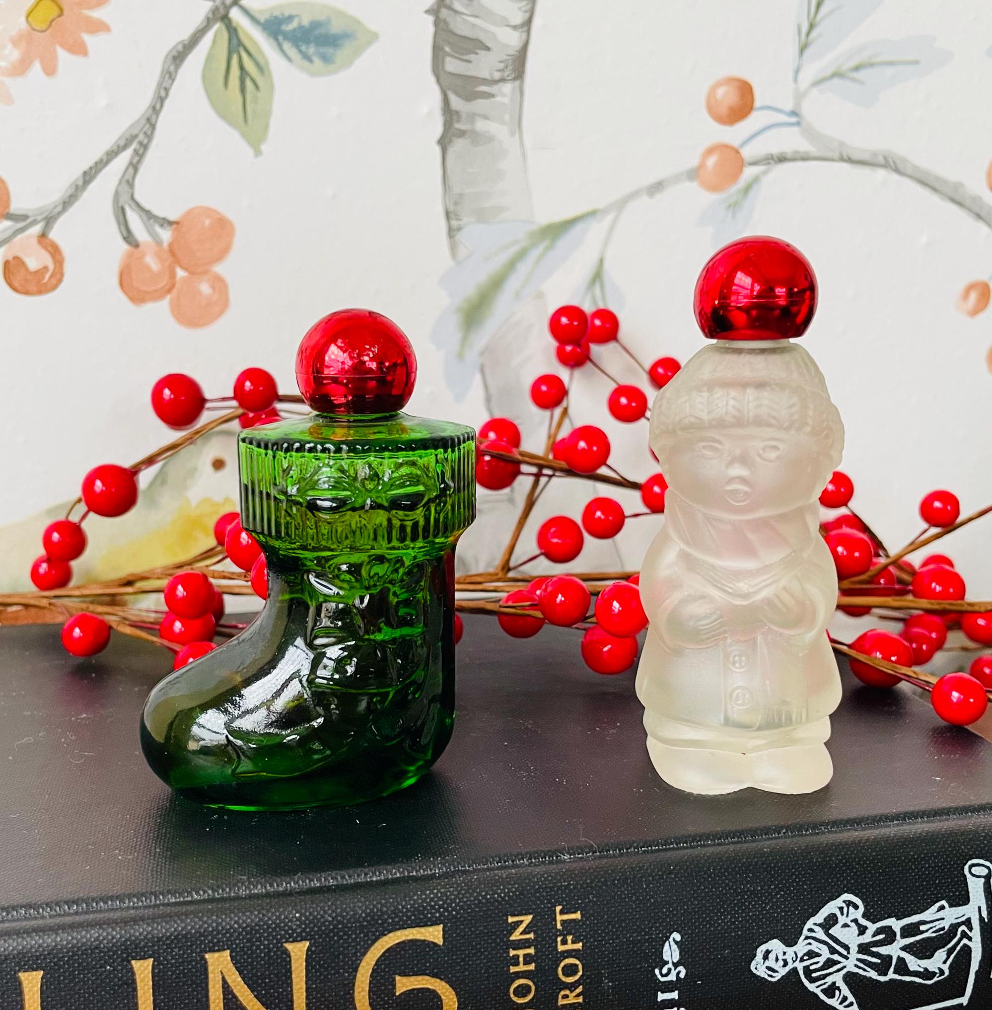 Vintage Avon Christmas Cologne Bottles Set of 3 1970s Holiday Figural ...