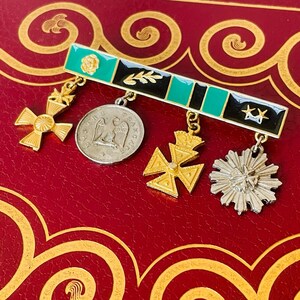 Vintage Butler & Wilson 1984 Young Olympian Medal Brooch Enamel and ...