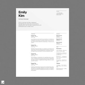 Indesign Resume Template, Professional Modern Resume Template, Word ...