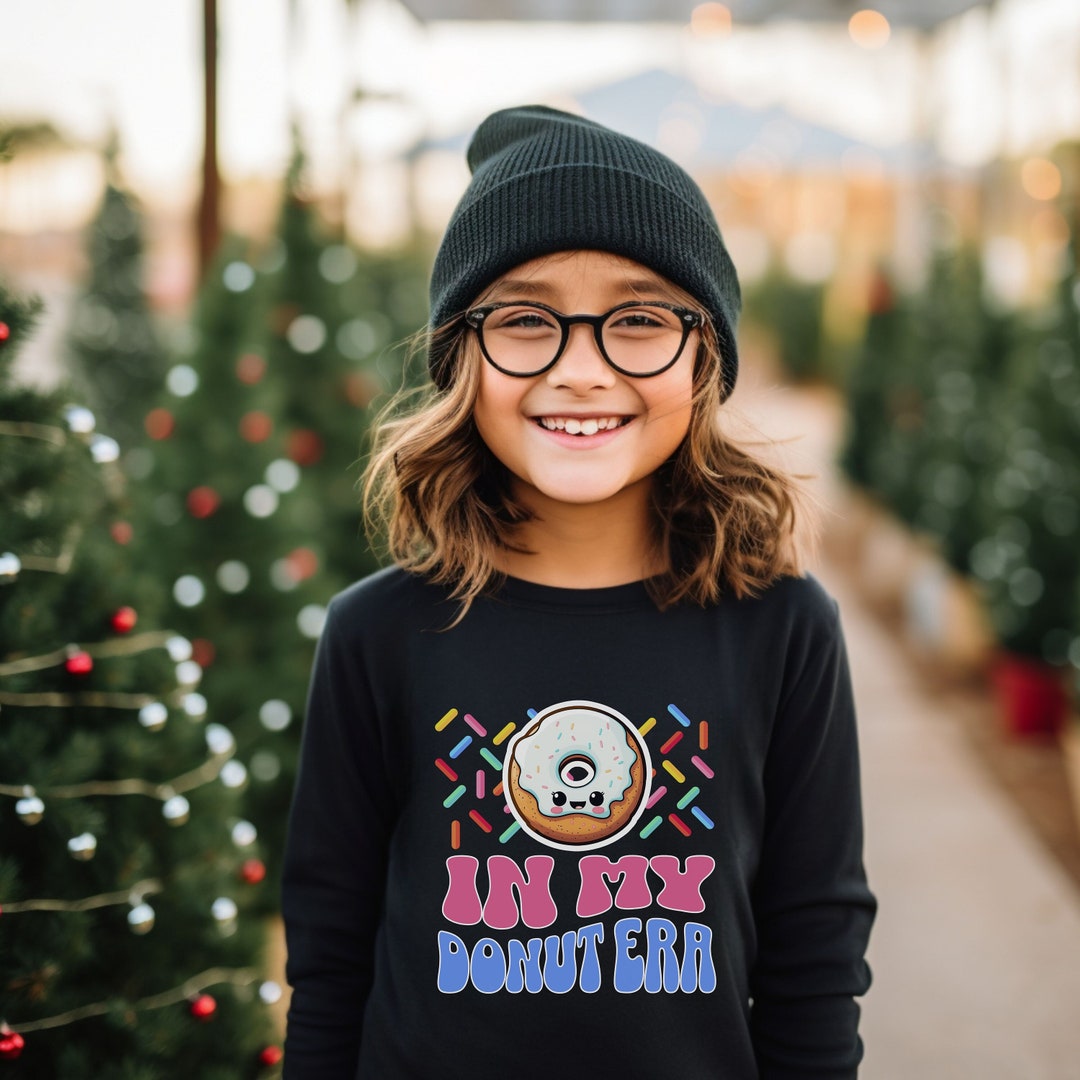 In My Donut Era Sweatshirt for Kids Donut Shirt for Donut Lover Youth ...