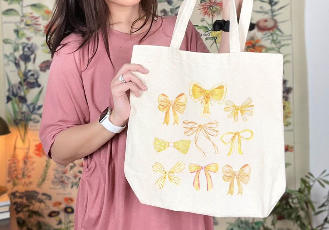 Yellow Coquette Tote Coquette Aesthetic Coquette Accessories Soft Girl ...