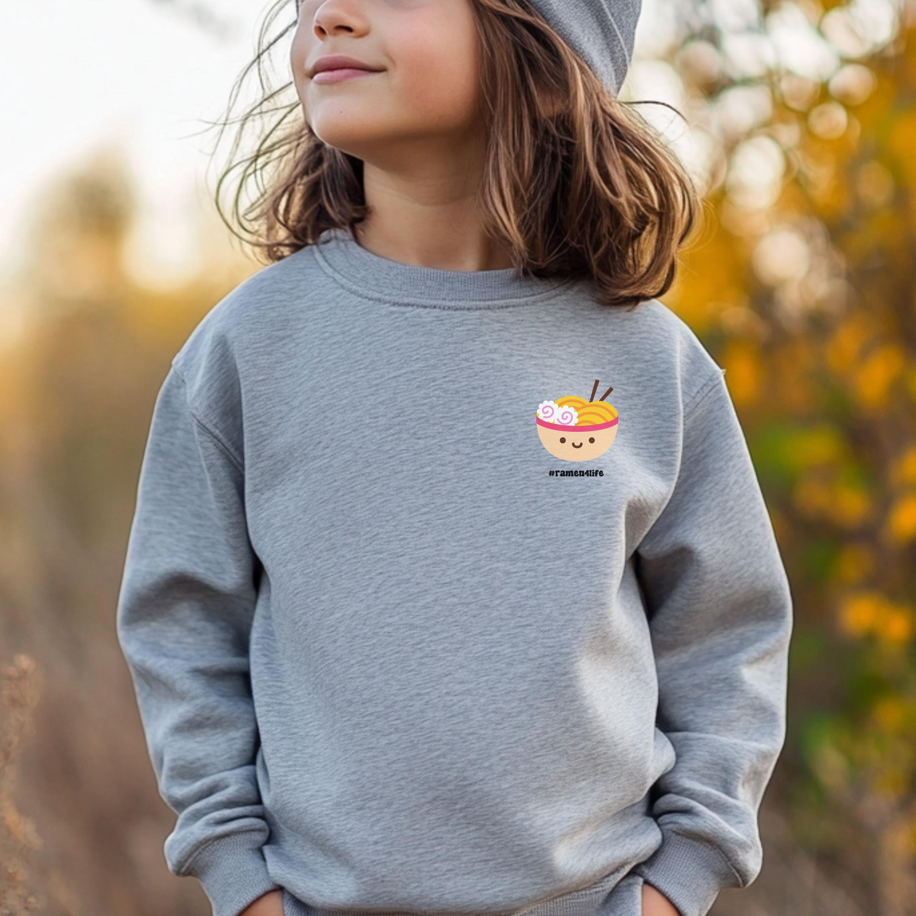 Ramen Lover Sweatshirt for Kids Ramen Shirt for Ramen Lover Youth Ramen ...