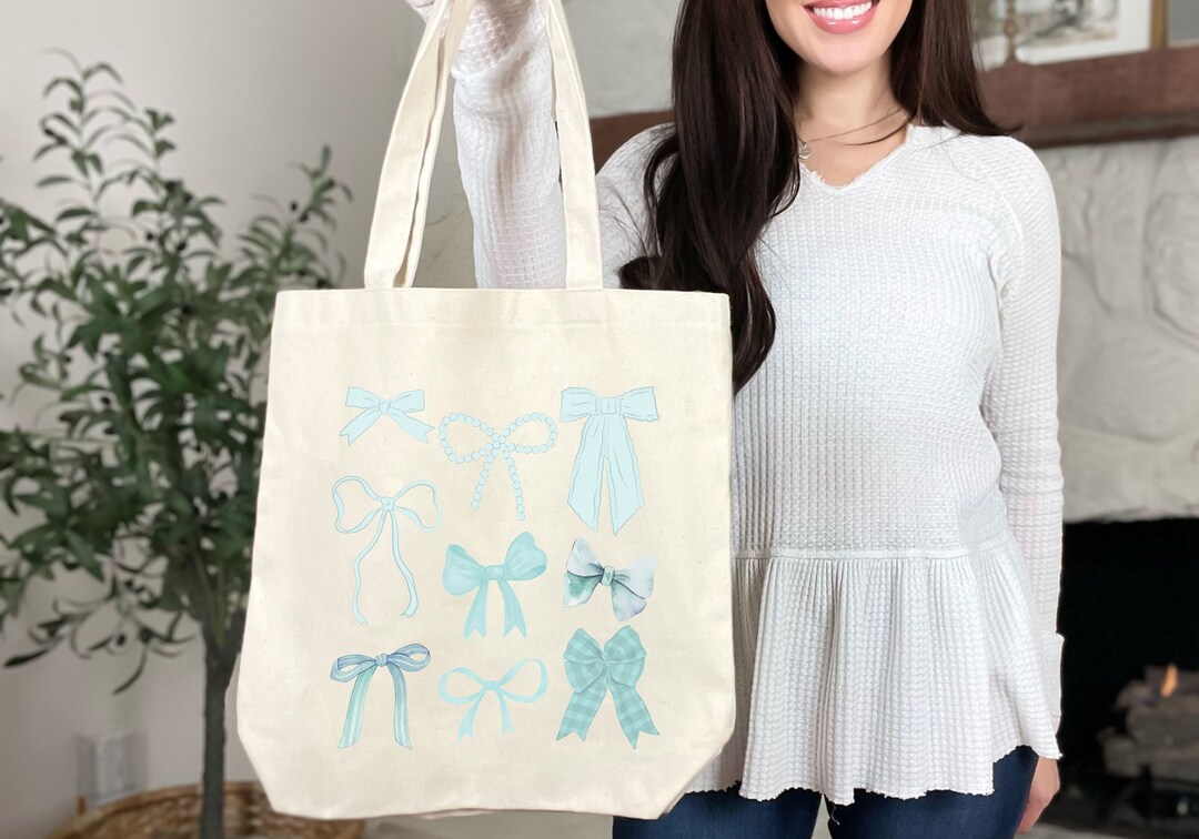 Blue Coquette Tote Coquette Aesthetic Coquette Accessories Soft ...