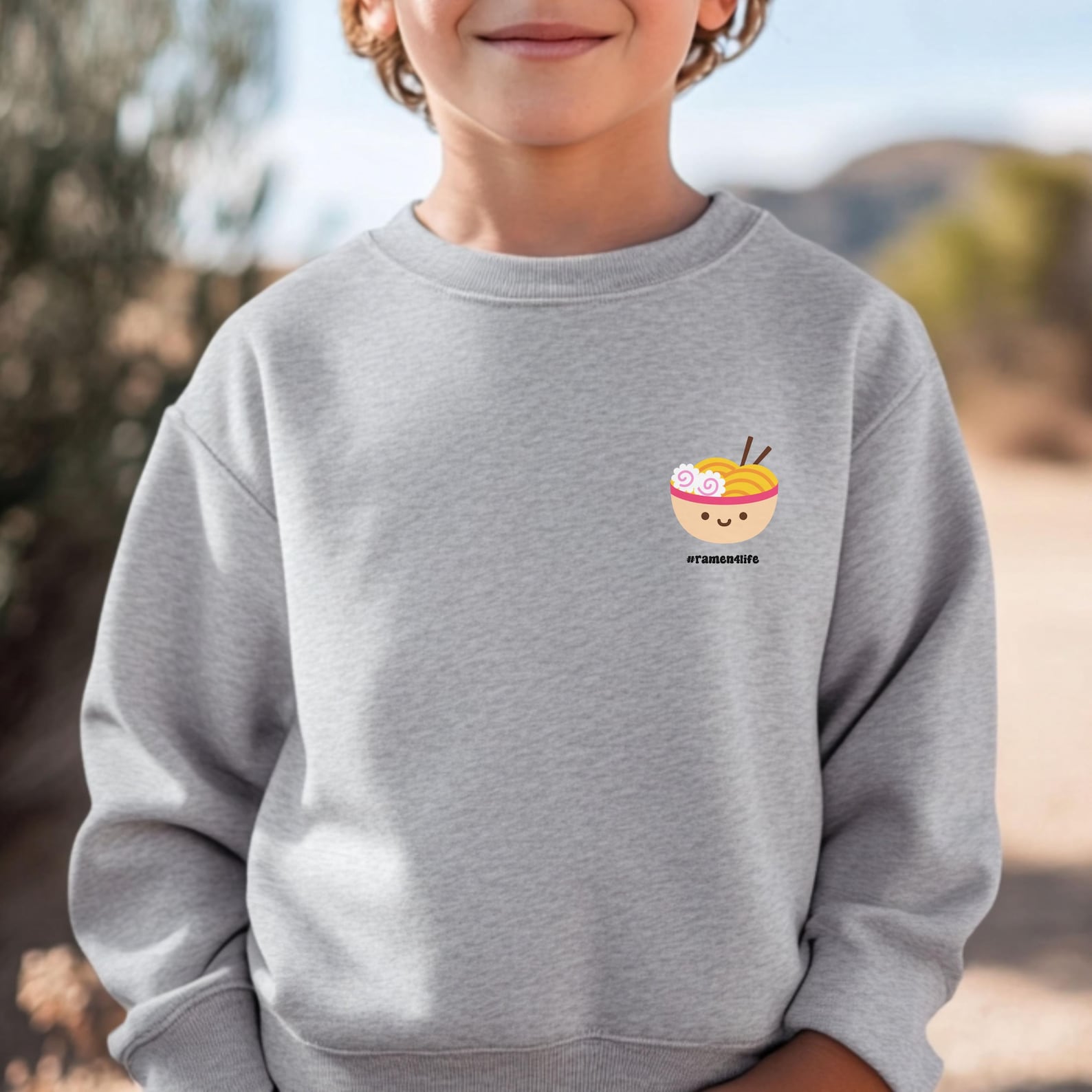 Ramen Lover Sweatshirt for Kids Ramen Shirt for Ramen Lover Youth Ramen ...