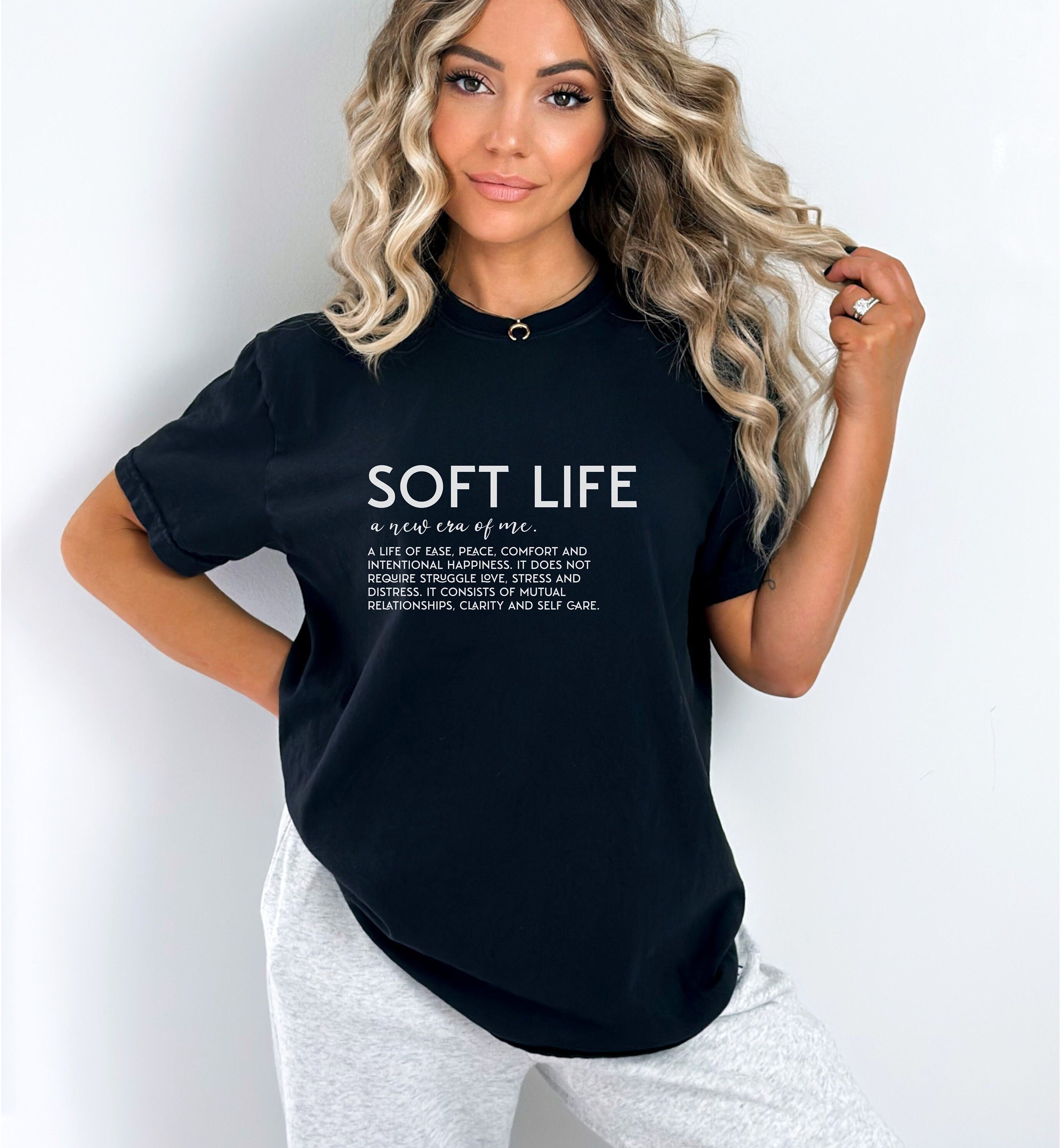 Soft Life Era Shirt Definition Soft Girl Aesthetic Soft Girl Shirt Soft ...