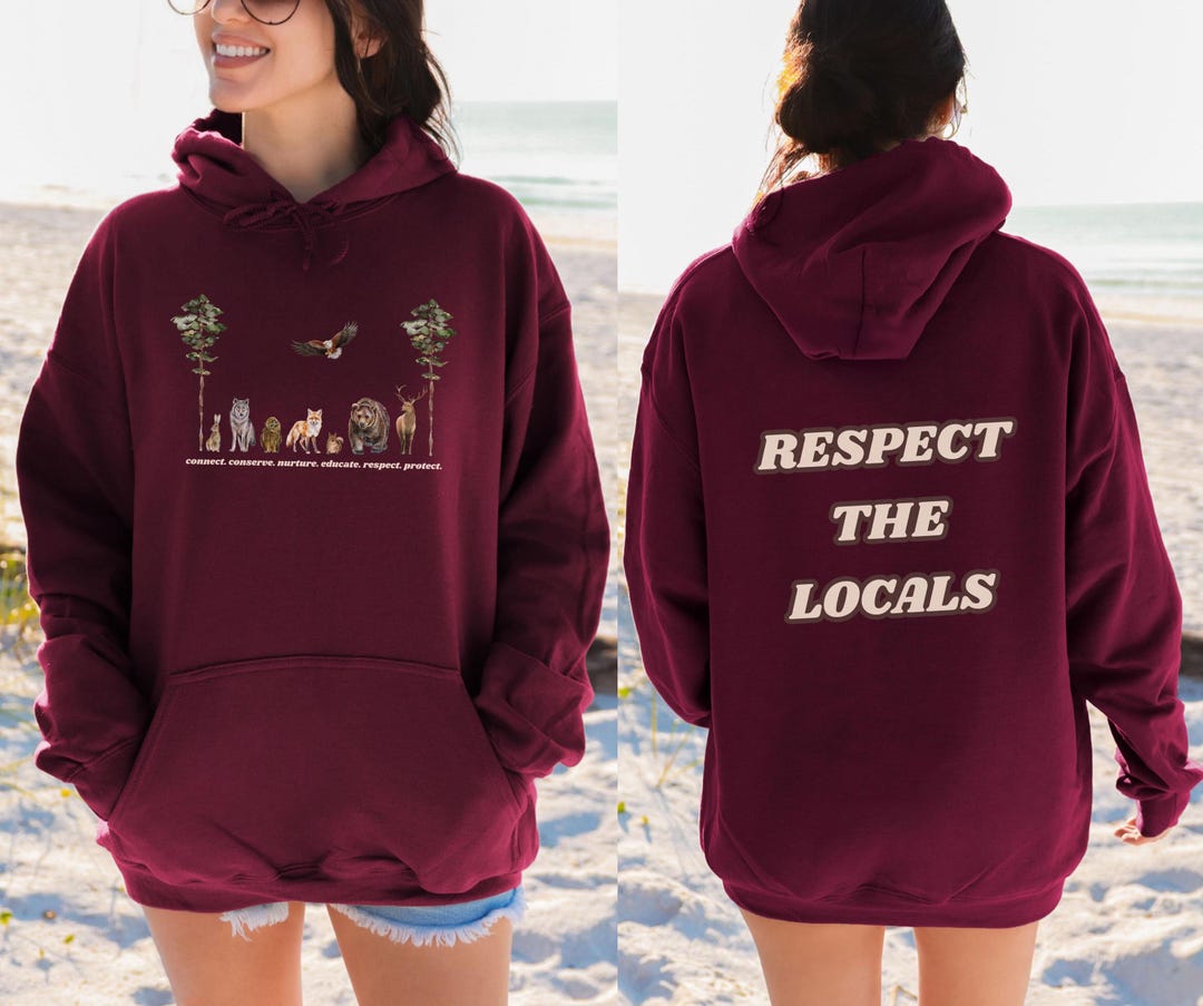 Respect Forest Wildlife Animal Woodland Creatures Forestcore Hooded ...