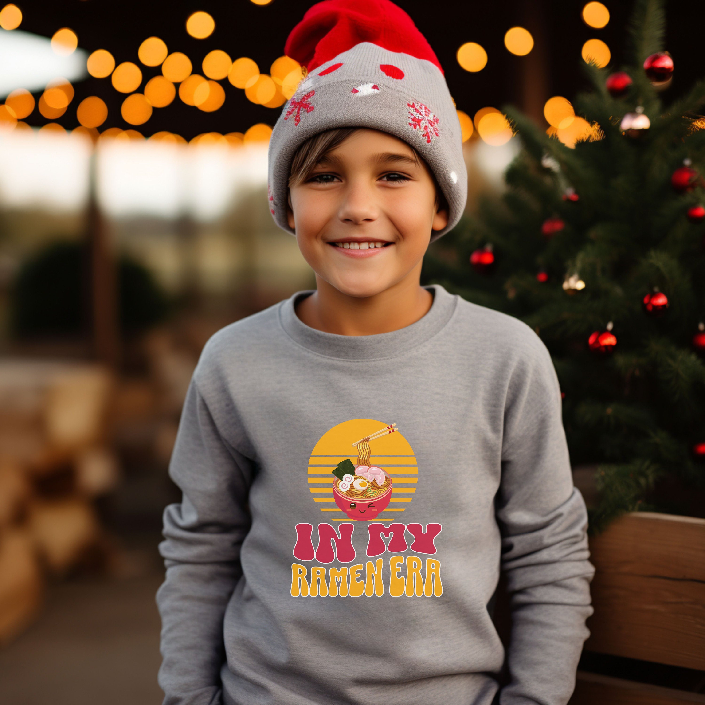 Ramen Era Sweatshirt for Kids Ramen Shirt for Ramen Lover Youth Ramen ...