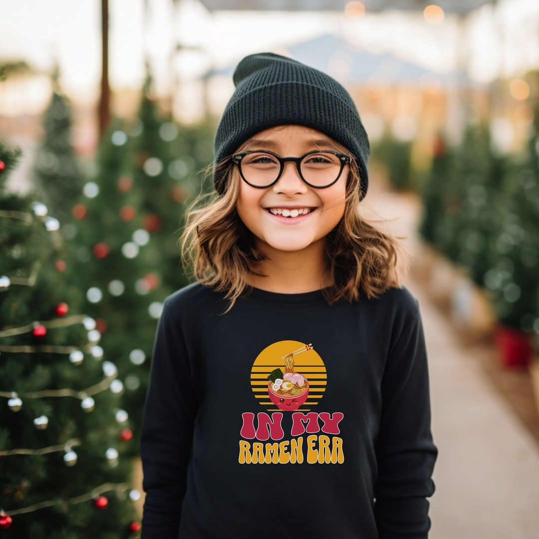Ramen Era Sweatshirt for Kids Ramen Shirt for Ramen Lover Youth Ramen ...
