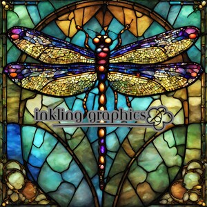 Computer Wallpaper-stained Glass Set of 4 - Etsy