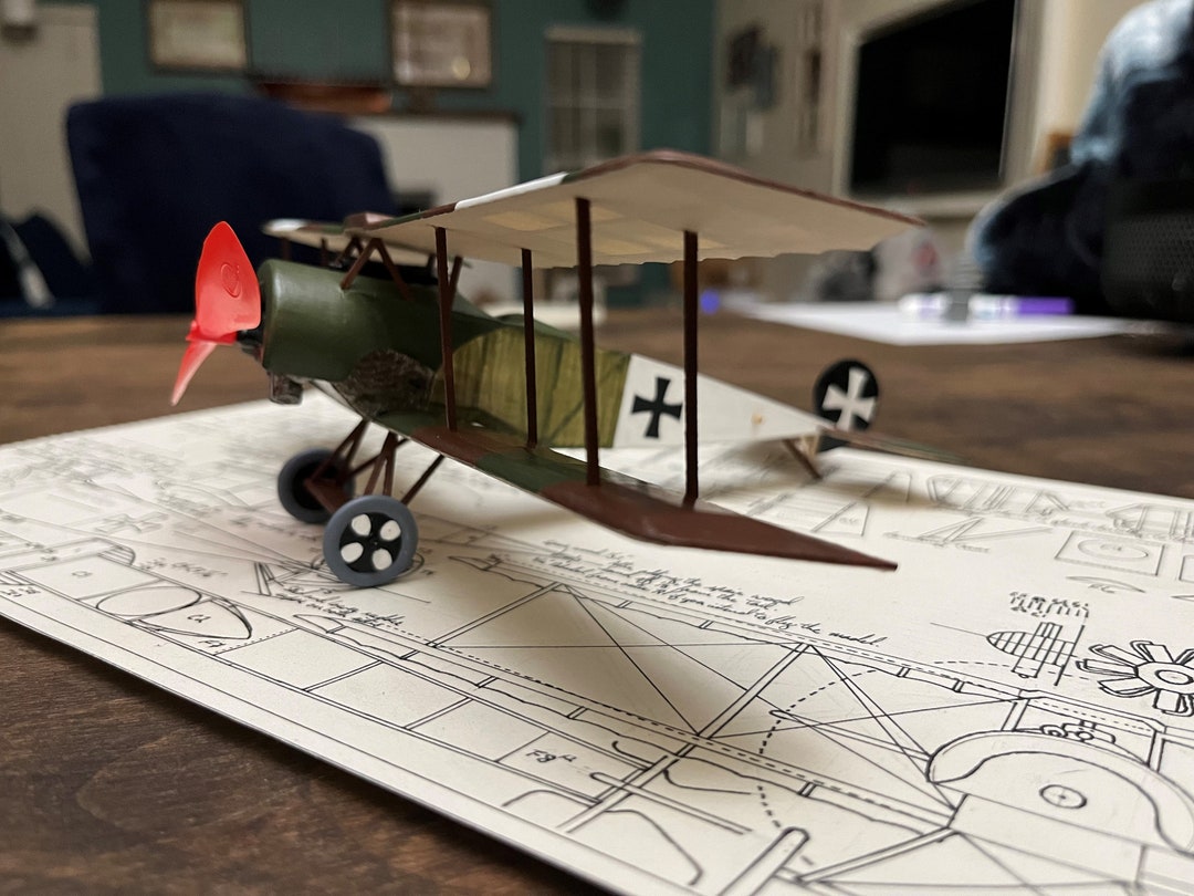 Fokker D-II Plans for Stick and Tissue Flying Scale Model - Etsy