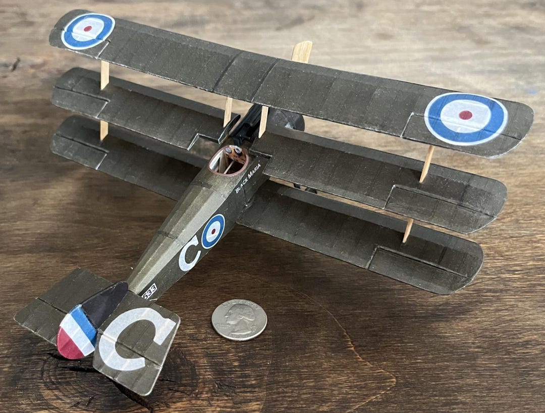 Sopwith Triplane Plans for Stick and Tissue Flying Scale Model - Etsy