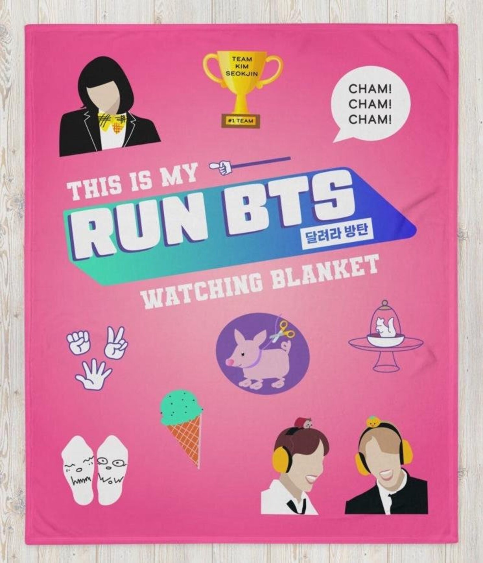 This is My Run BTS Watching Blanket • BTS Throw Blanket Home Decor - Etsy