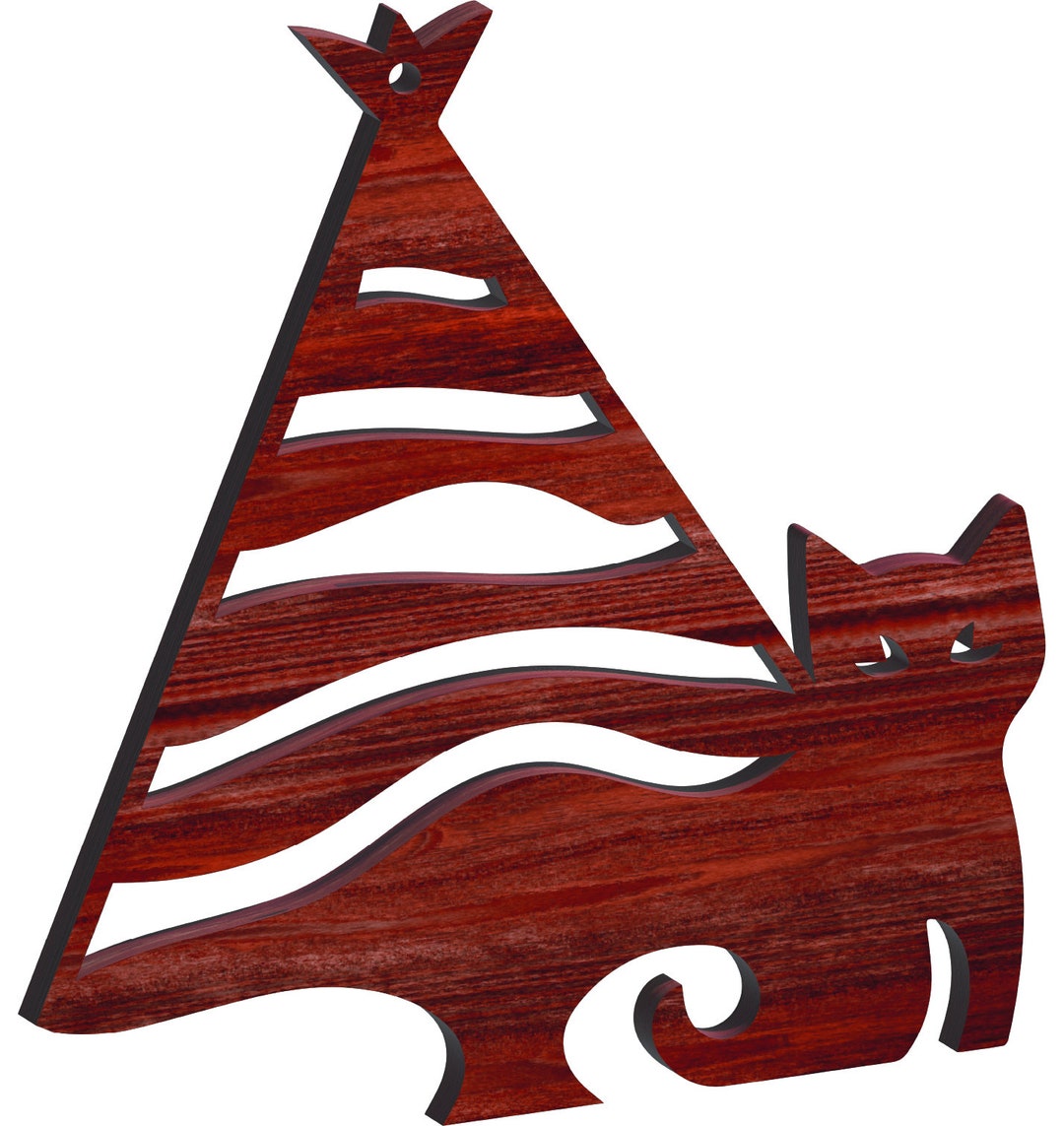 Christmas Tree Scroll Saw Pattern - Etsy