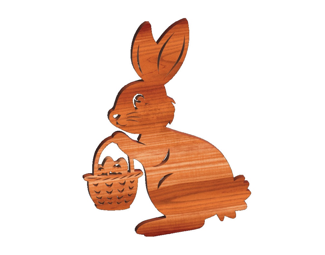 Easter Bunny Scroll Saw Pattern. PDF File. Immediate Download. - Etsy ...