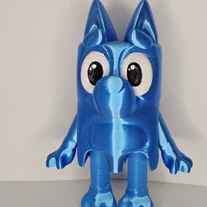 Flexi Bluey Characters. Hand Painted Eyes Fun for Kids and Adults. Fun ...