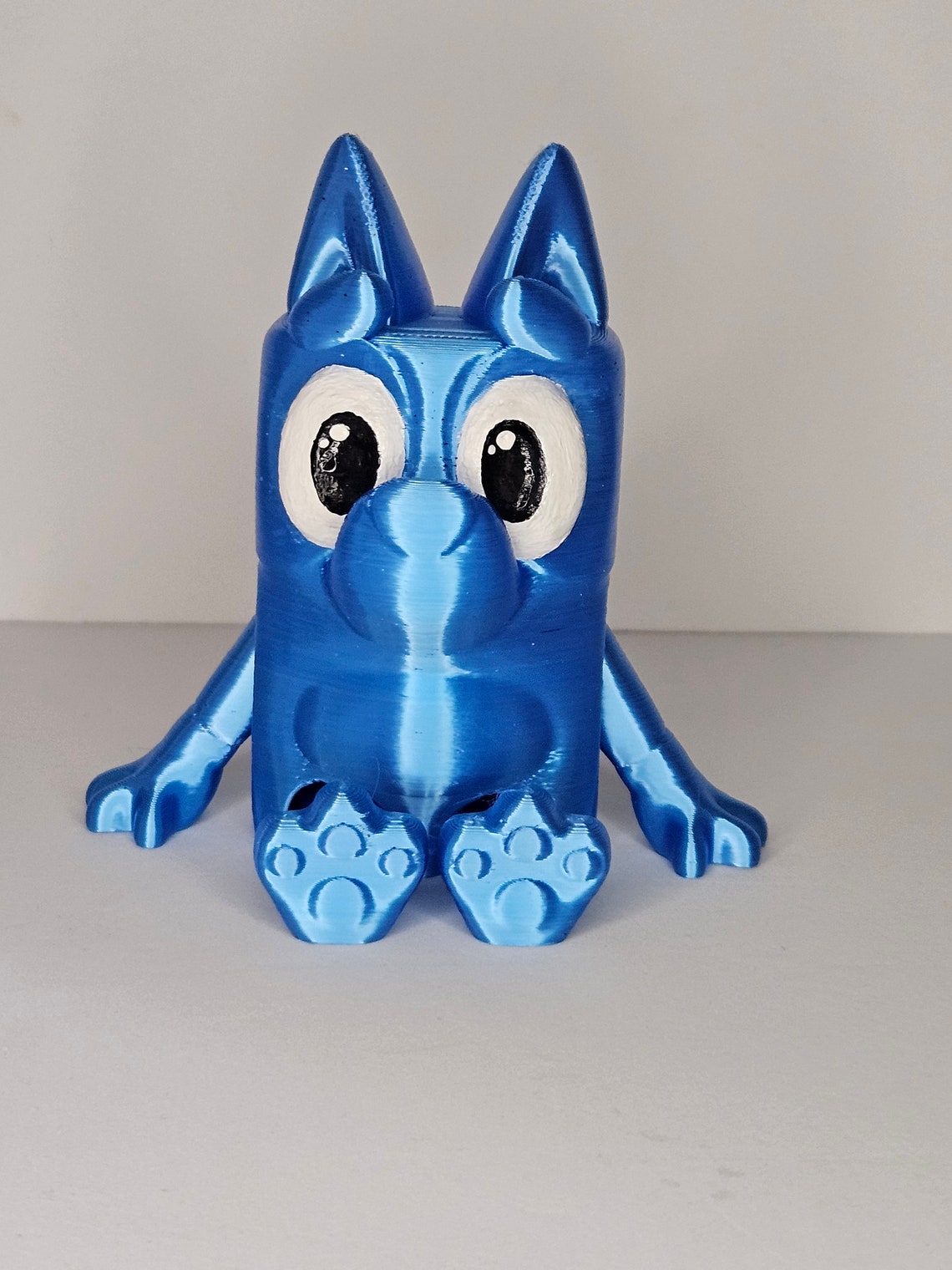 Flexi Bluey Characters. Hand Painted Eyes Fun for Kids and Adults. Fun ...