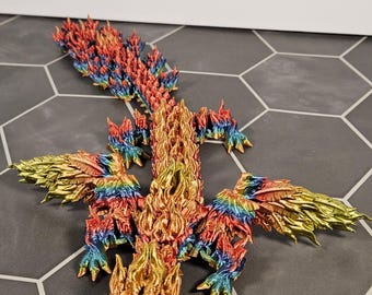 Phoenix Dragon - Etsy