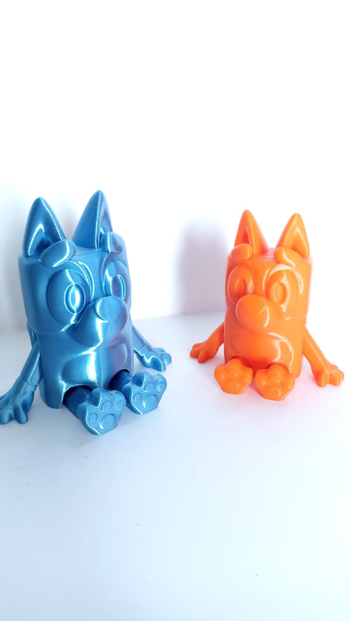 Flexi Bluey Characters. Hand Painted Eyes Fun for Kids and Adults. Fun ...