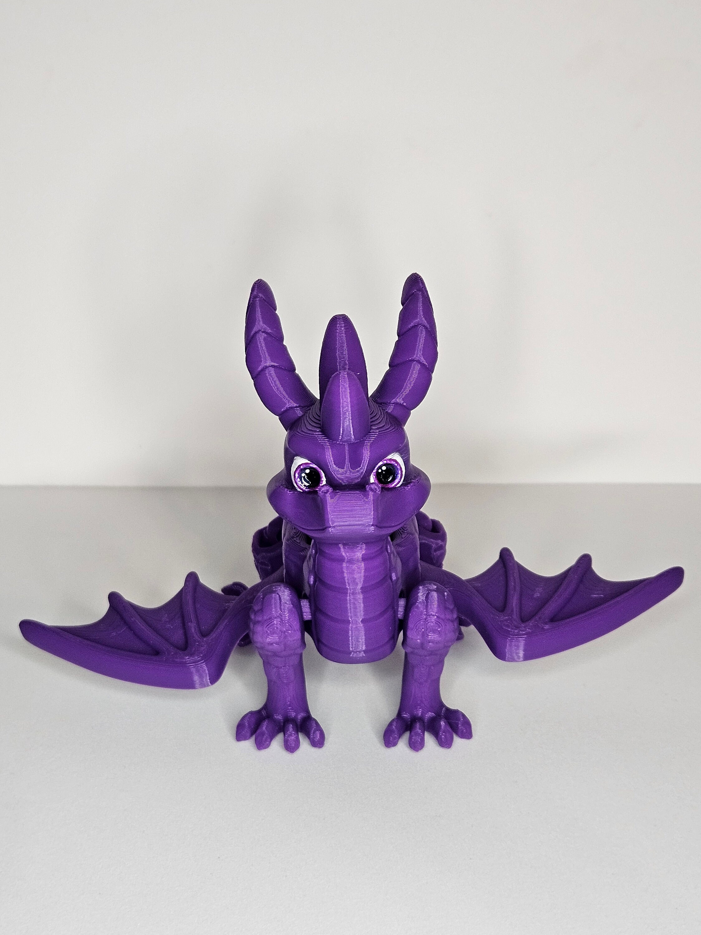 Flexi Spyro Dragon. Hand Painted Eyes Video Game Enthusiast. Gift Ideas ...