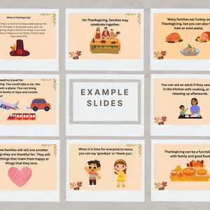 Thanksgiving Day Social Story - Etsy