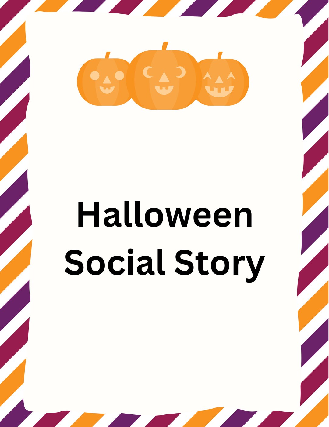 Halloween Social Story 2 - Etsy